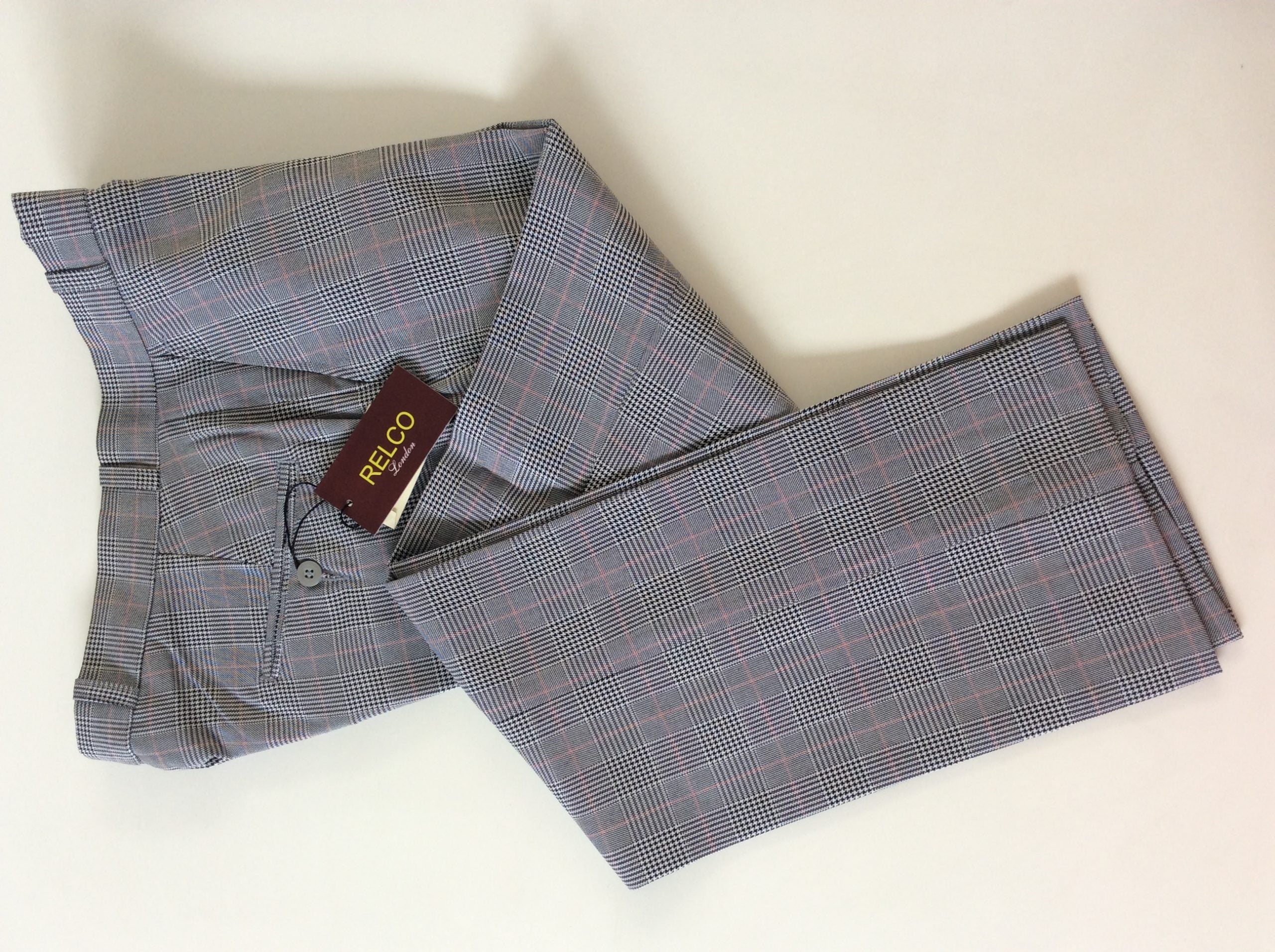 Relco Prince of Wales Check Trousers – Mod One